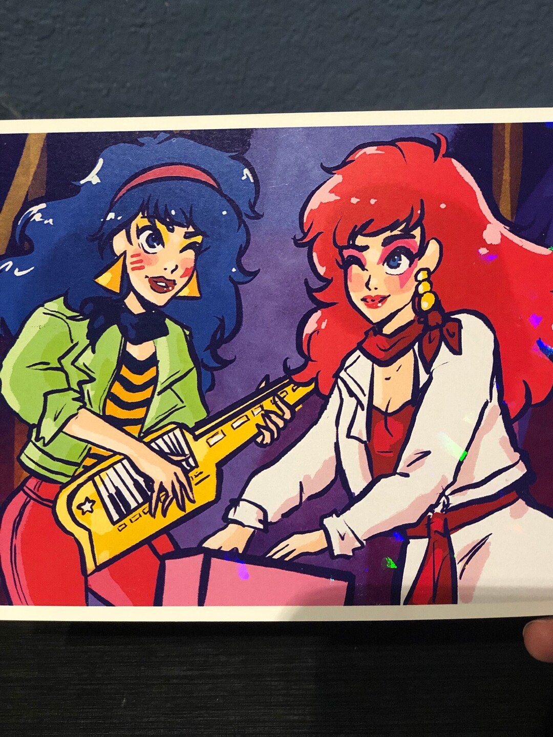 KIMBER | STORMER | Jem and the Holograms | HOLOGRAPHIC Print | 80s ...