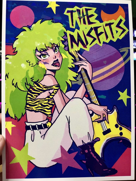 ROCKIN' PIZZAZZ the Misfits Jem and the Holograms | Etsy