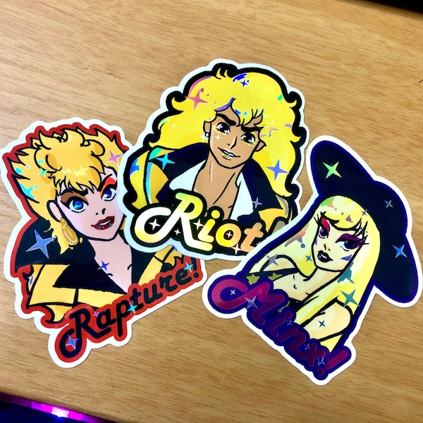 Jem and the Holograms Stickers - Etsy