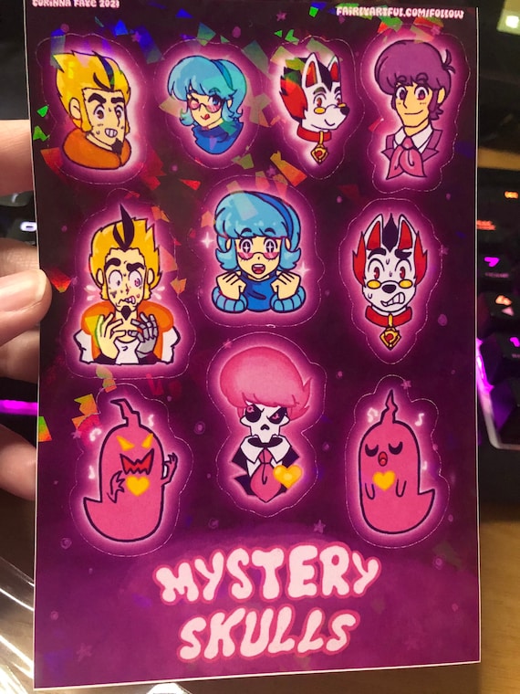 MYSTERY SKULLS Lewis Pepper Vivi Arthur Dead Beats | Etsy