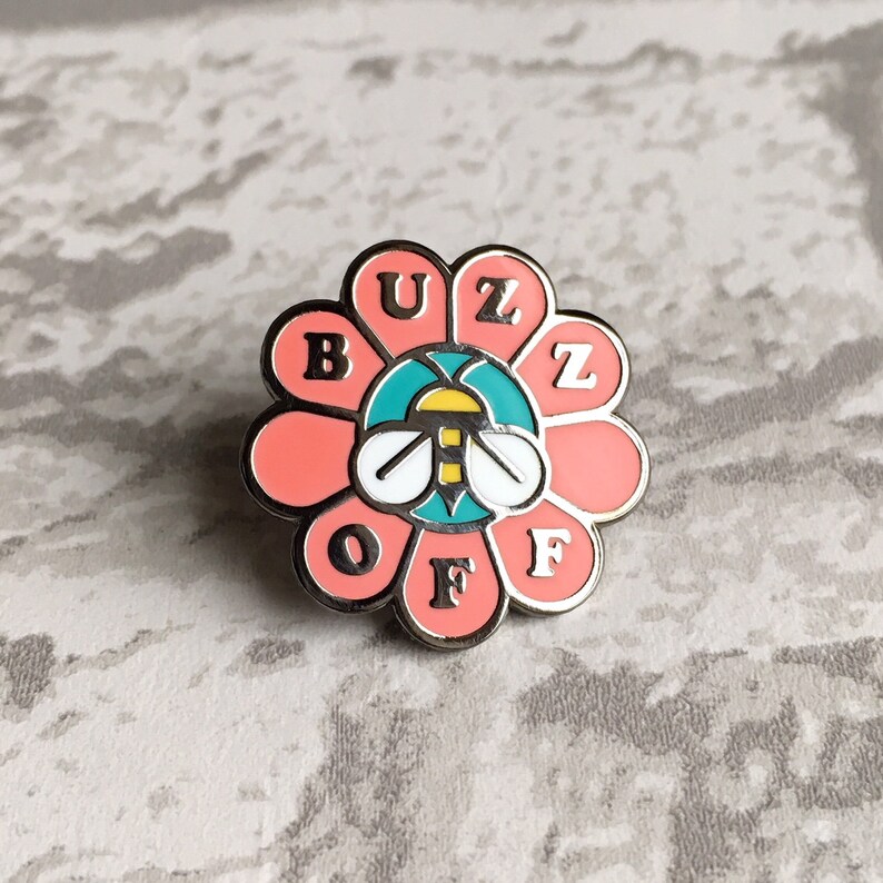 Bee enamel pin Bumble bee pin Bee lover gift British | Etsy