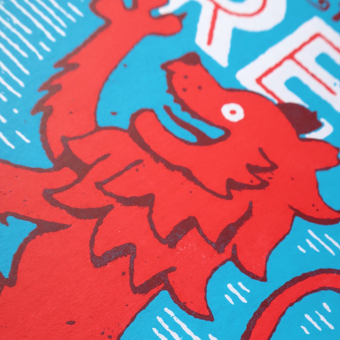 Red Lion Print Red Lion Screen Print Red Lion Pub Name - Etsy