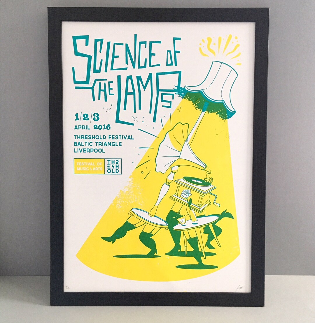 Science of the Lamps Official Gig Poster Limited Edition Liverpool ...