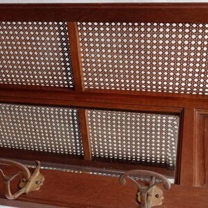 Art Deco Wood French Vestibule / Bistro, Railway Carriage Coat Rack ...