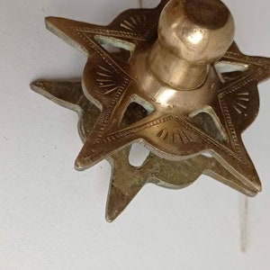 Antique / Vintage Islamic / Arabic Art Engraved Brass Door Knocker in ...