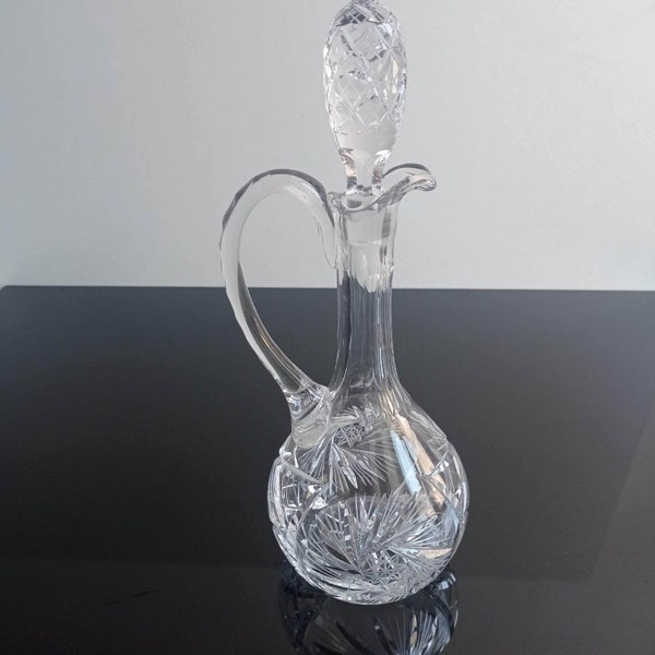 Crystal Decanter With Handle - Etsy
