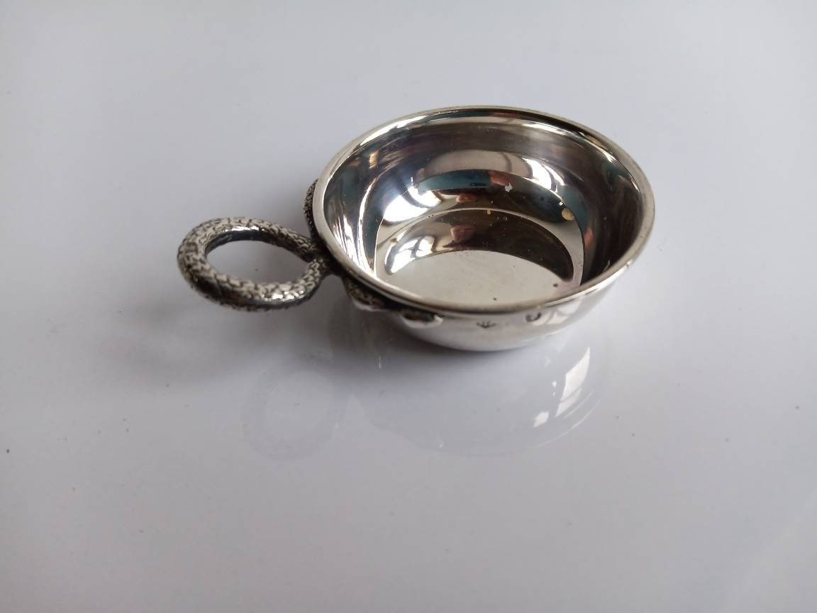 Home & Living French vintage Wine Tasting sommelier's cup with Napoleon ...