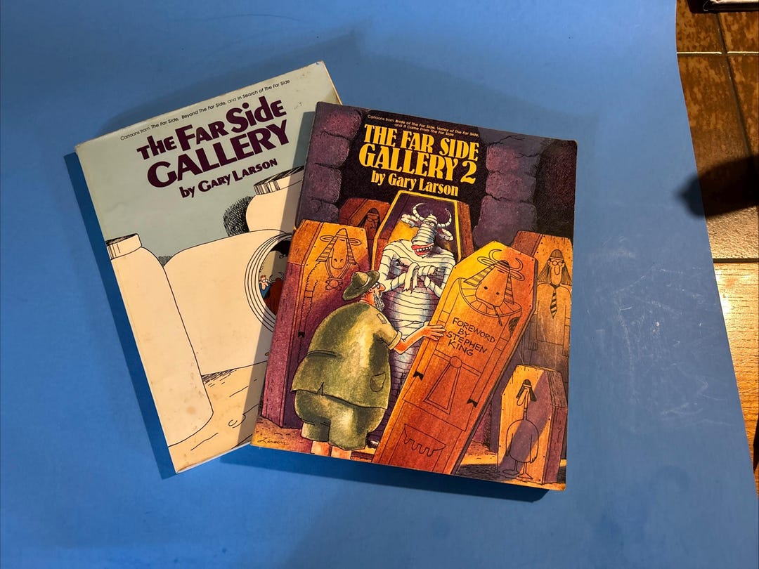 The Far Side® Gallery 1 & 2 Paperbacks Gary Larson 1987 Book Cartoon ...