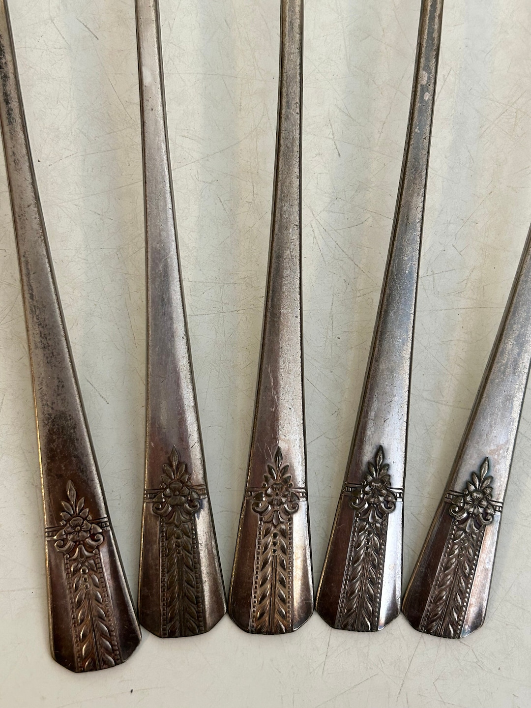 Vintage Oneida Vernon Silverplate, Romford Pattern 1939, 4 Iced ...