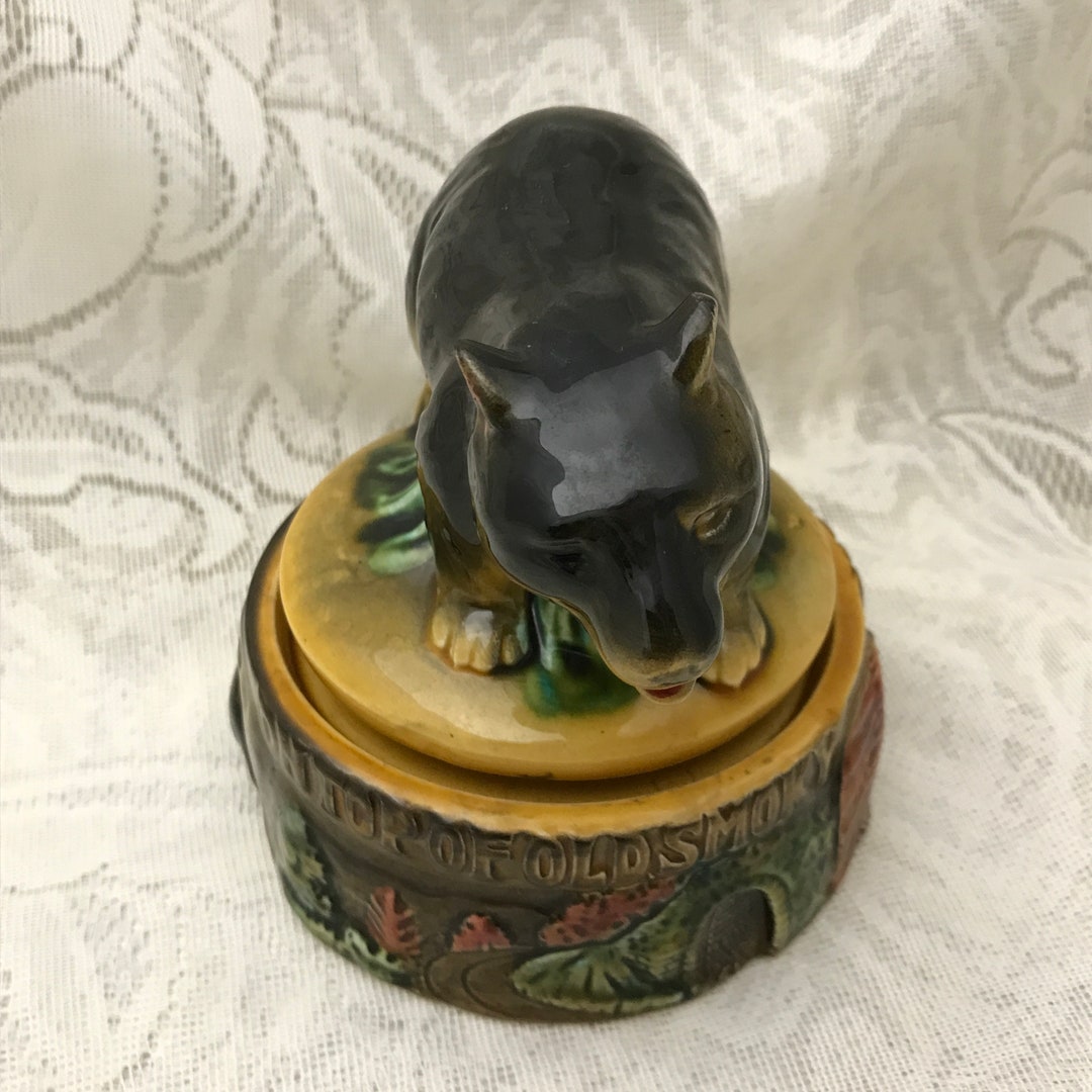 Smoky Mountain Souvenir Bear Music Box - Etsy