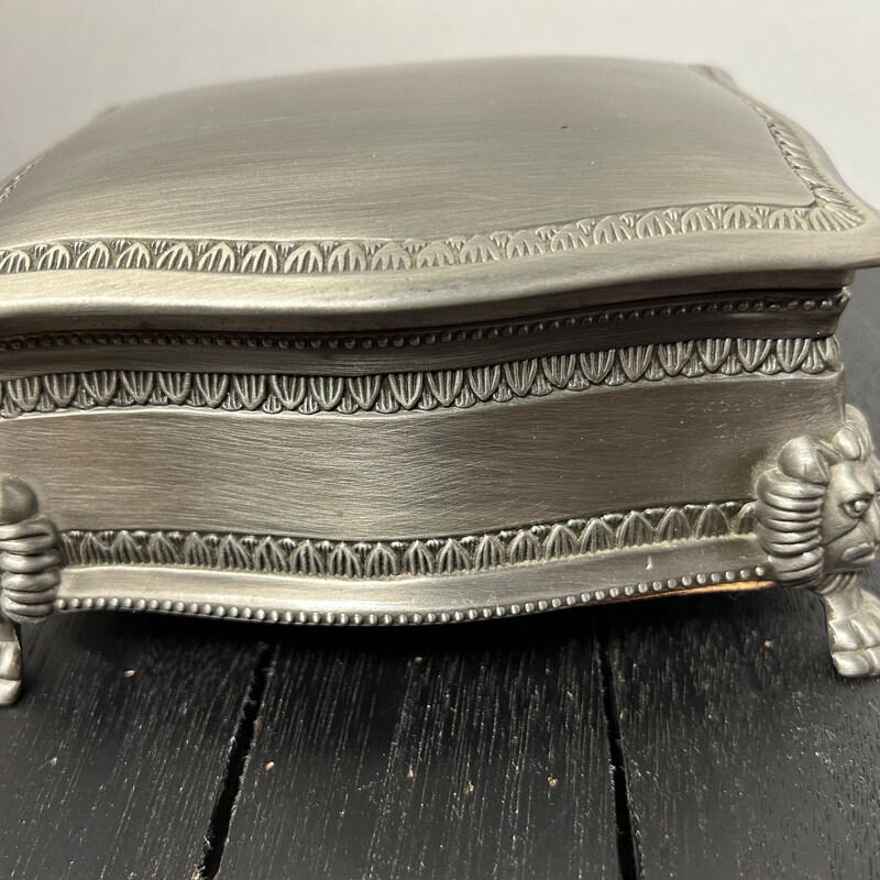 Pewter Jewelry Box - Etsy