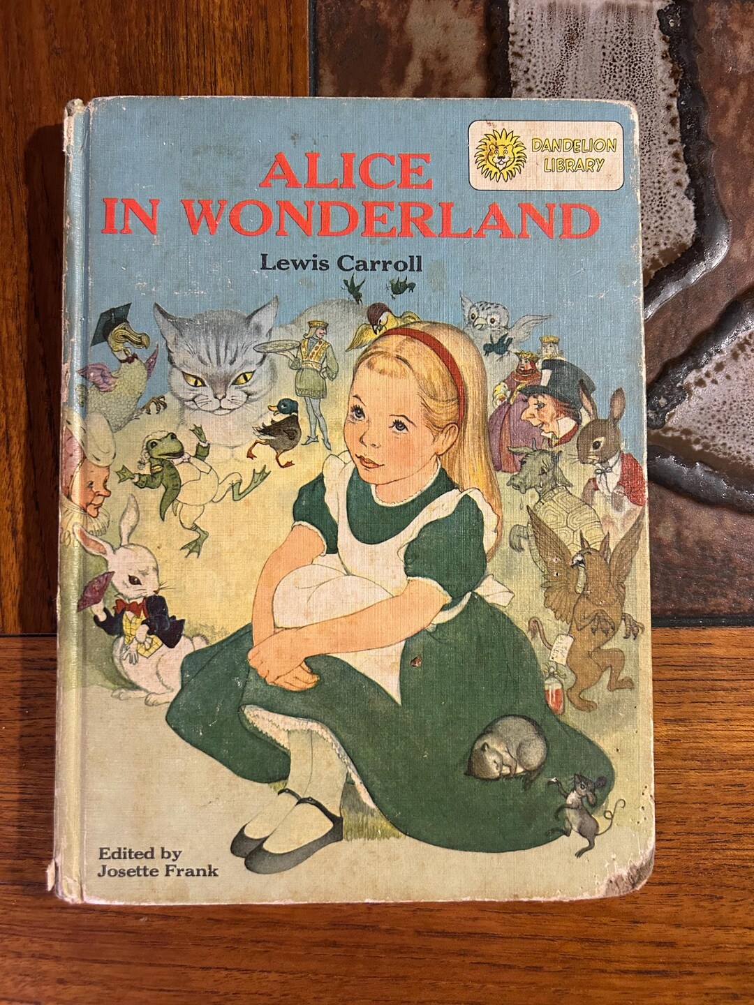 Vintage Book Peter Pan /alice in Wonderland MCM Flip Book Dandelion ...