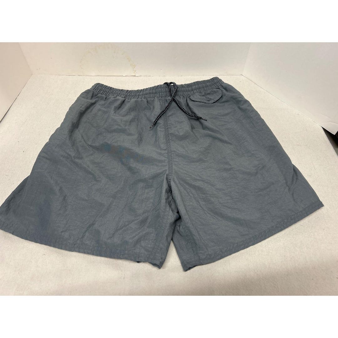 Vintage Basic Editions Mens Gray Athletic Shorts Elastic Waist ...
