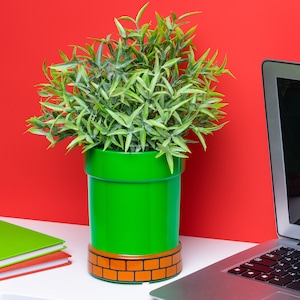 Super Mario Pipe Plant and Pen Pot, Super Mario Bros, Green Warp ...