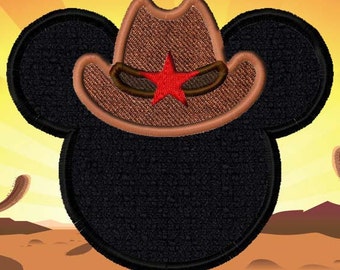 Cowboy mickey | Etsy