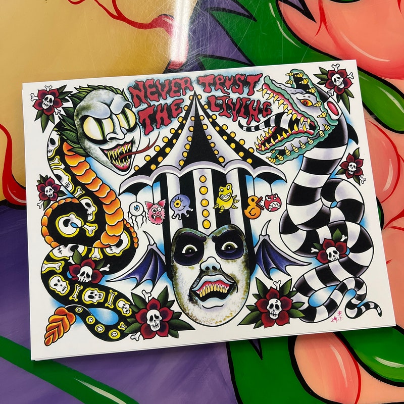 Tim Burton Tattoos - Etsy