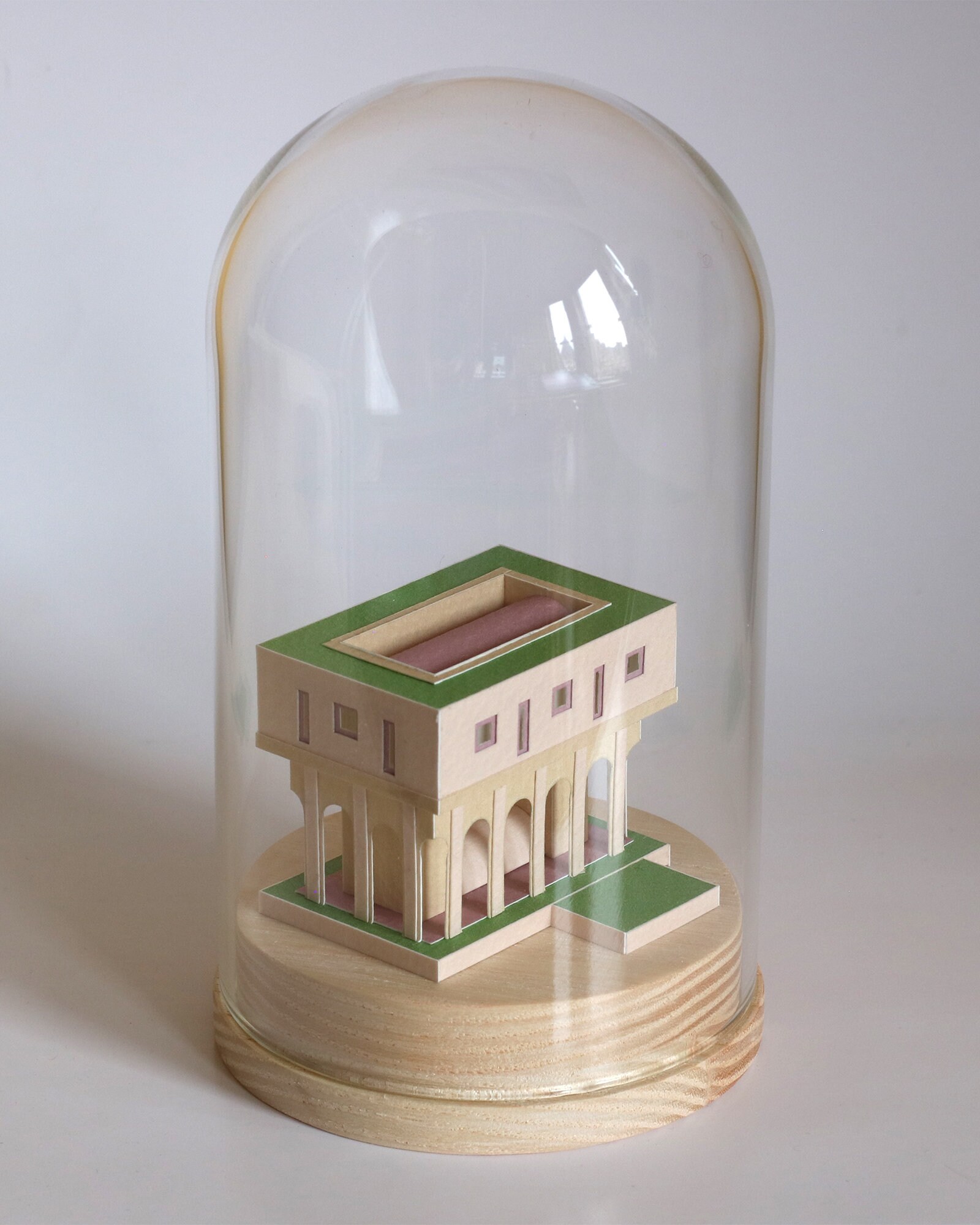 August Colour Combination Paper Model With Glass Cover - Etsy