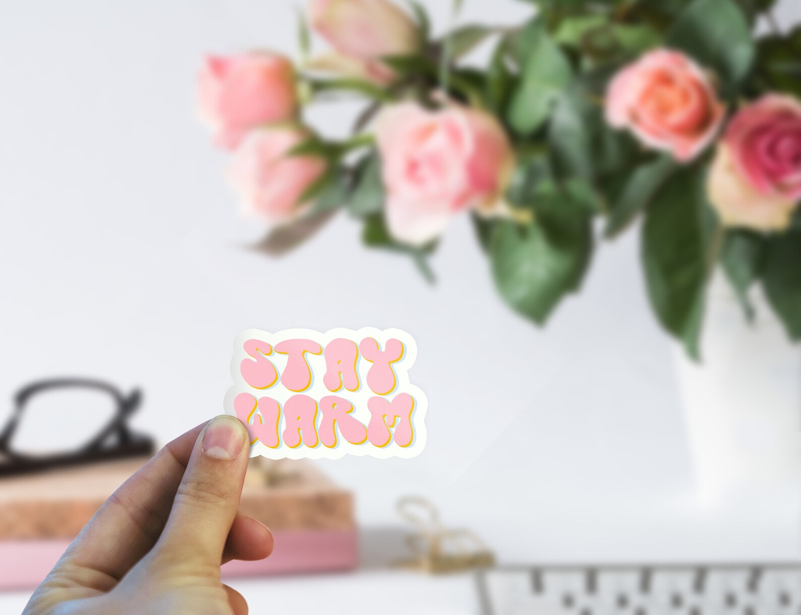 Stay Warm Stickers Stay Cool Waterproof Sticker Coffee - Etsy