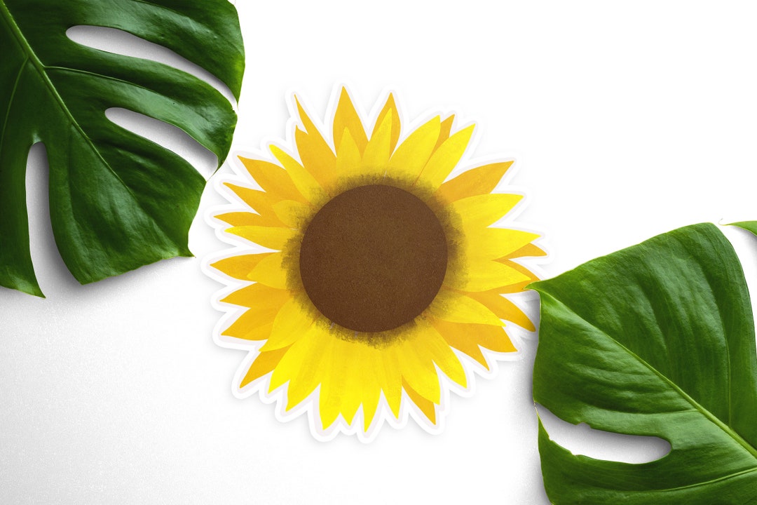 Sunflower Stickers, Sunflower Waterproof Sticker, Flower Stickers ...