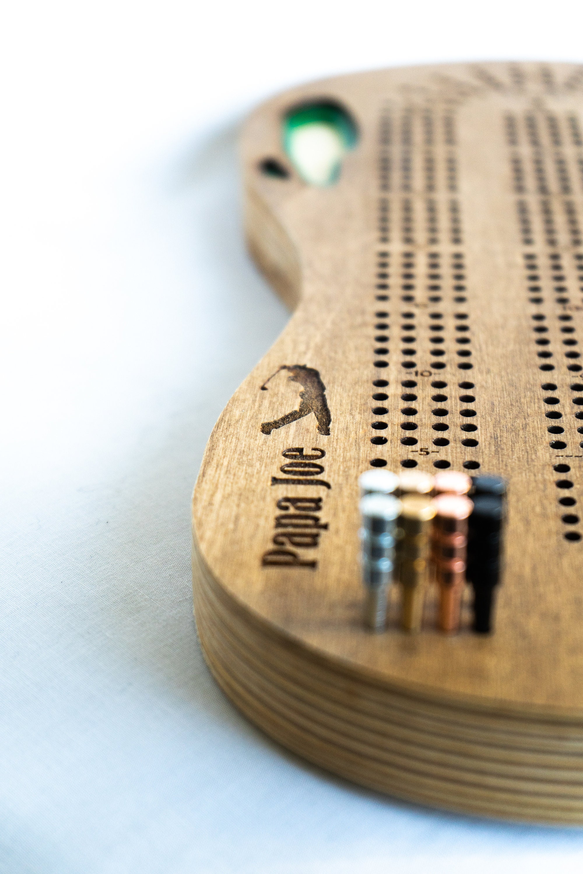 Custom Engraved Golf Themed Cribbage Board - Etsy