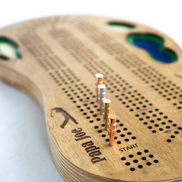 Golf Cribbage Board - Etsy