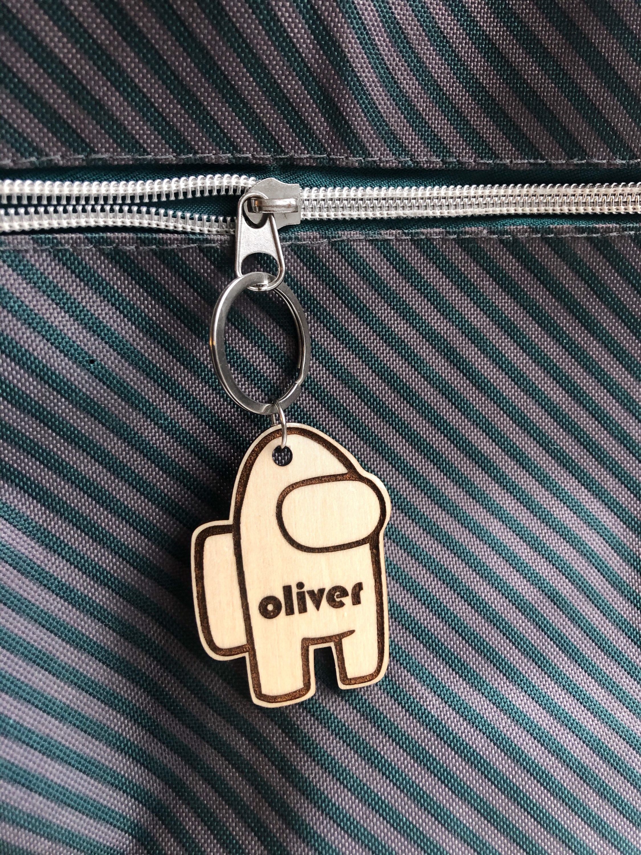 Personalized Among Us Keychain With Name - Etsy
