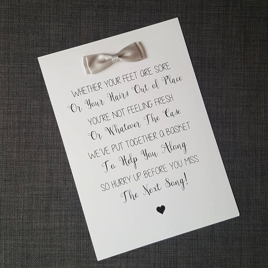 Wedding Sign Wedding Toiletries Sign Wedding Decor Funny - Etsy