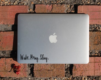Wake Pray Slay Sticker - Etsy