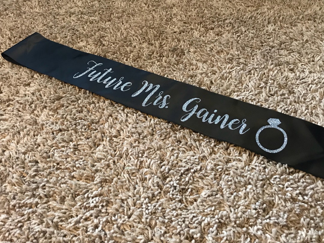 Personalized Bridal Sash - Etsy