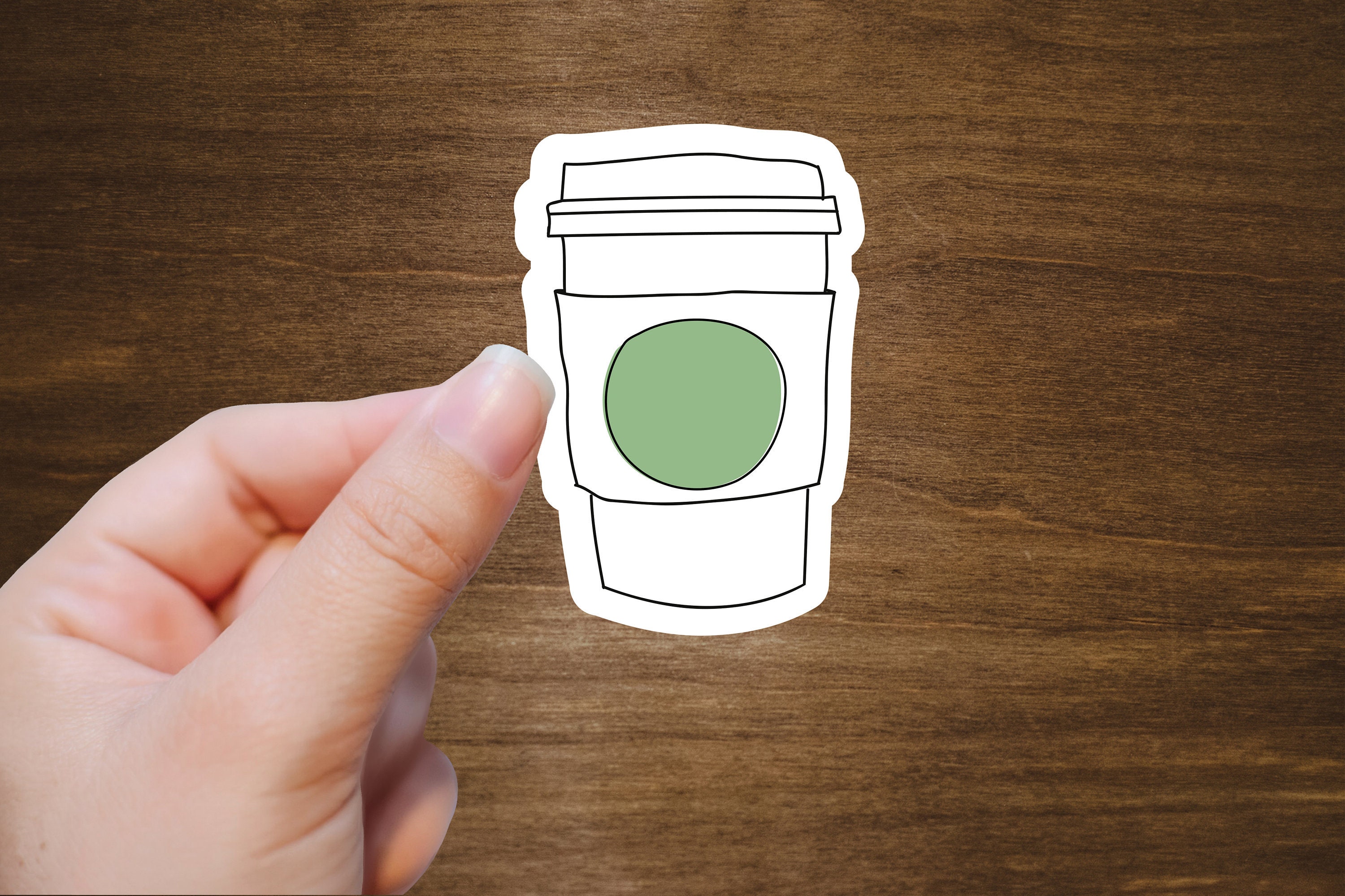 Coffee Cup Sticker, Starbucks Cup Sticker, Water Bottle Sticker, Laptop ...