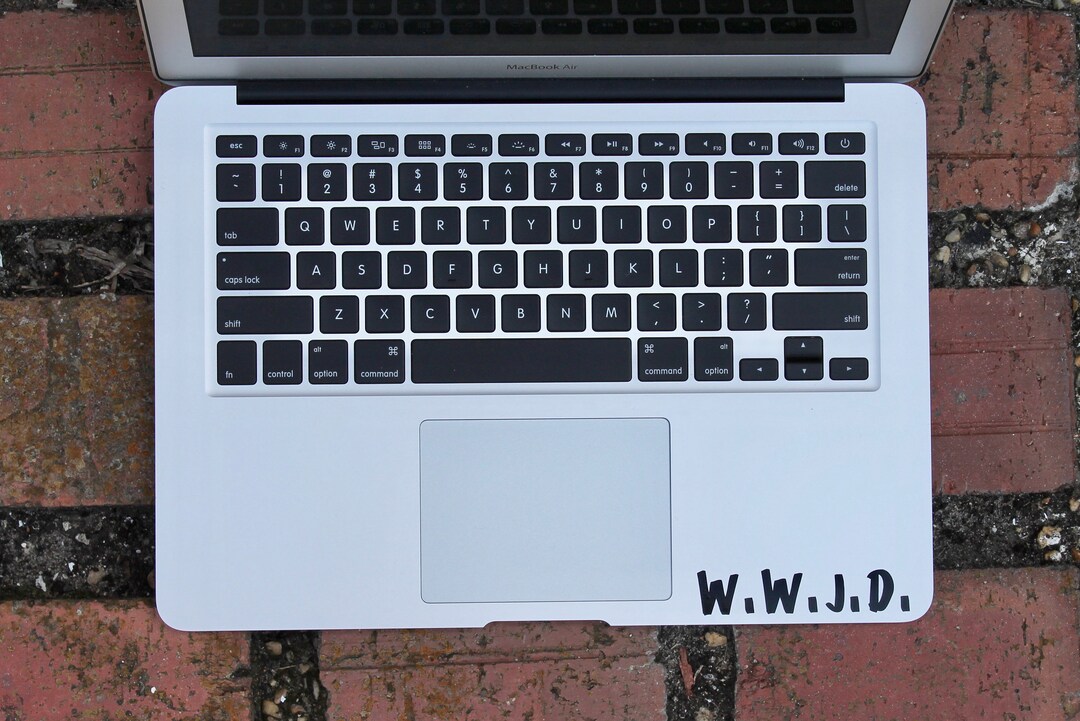 W.W.J.D. Decal Bible Laptop Sticker, Car Decal Jesus What Would Jesus ...