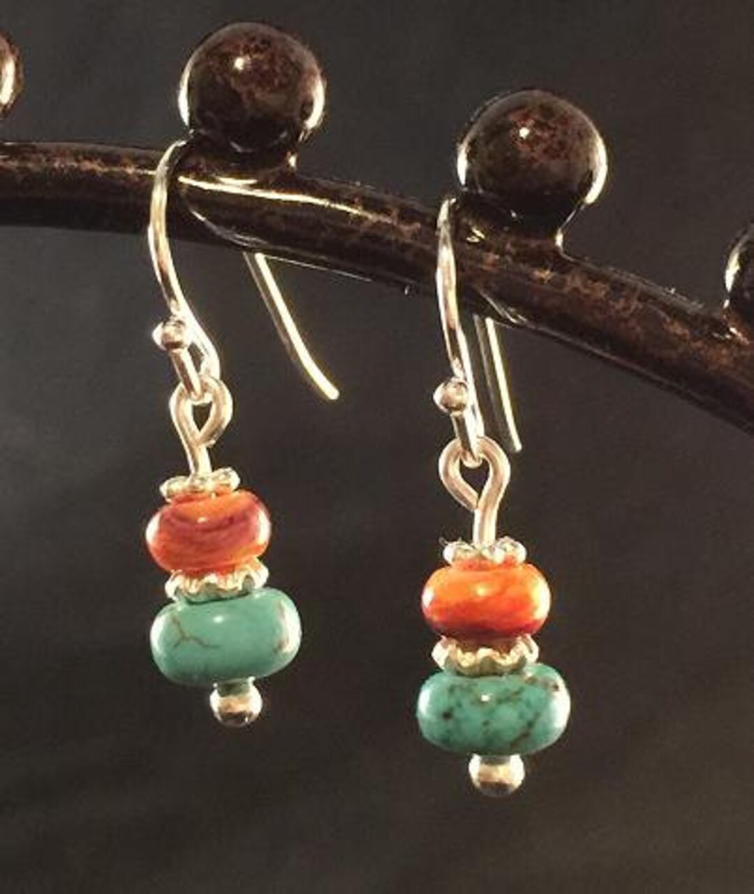 Pata de concha de León con turquesa - Etsy España