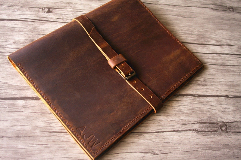 Embossed Leather Portfolio, A4 Folder Padfolio, Travel Planner ...
