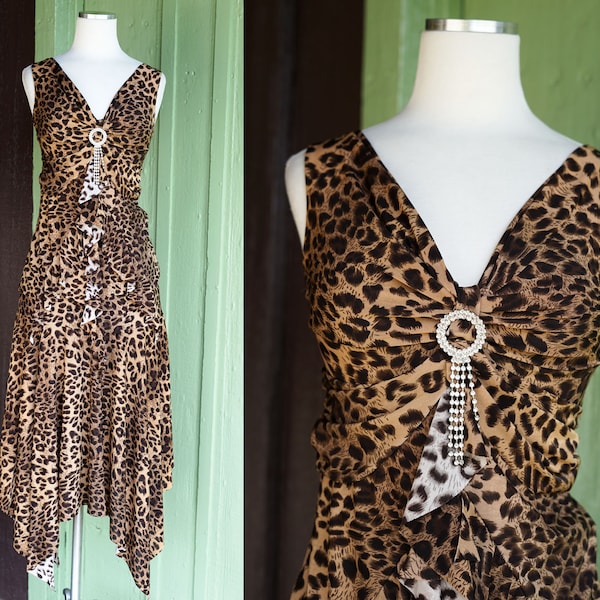 Leopard Print Top Y2k - Etsy