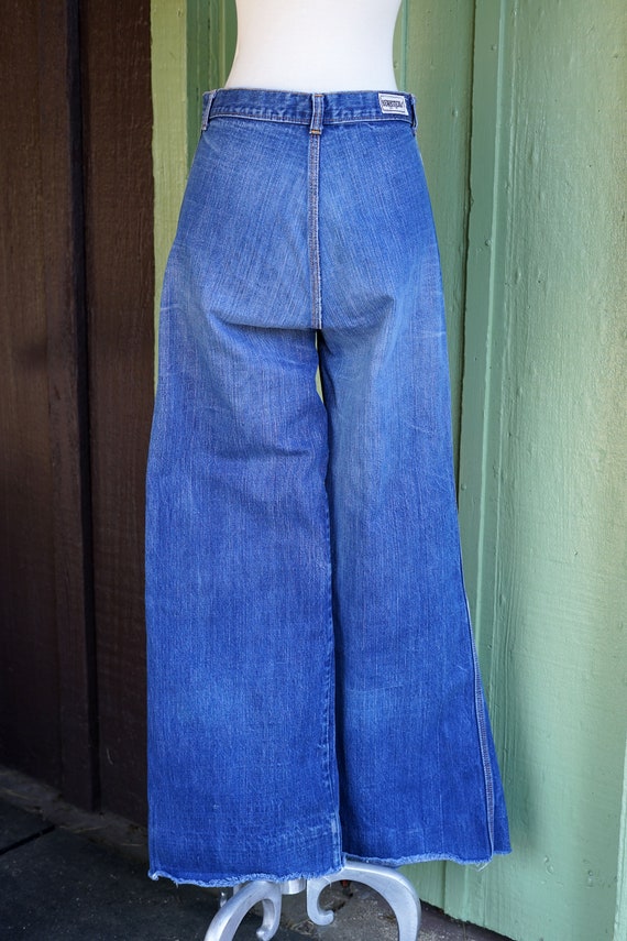 1970s Bear Bottoms Flared Wide Leg High Waist Jeans … Gem