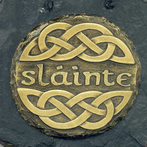 Slainte Slate Wall Plaque - Etsy