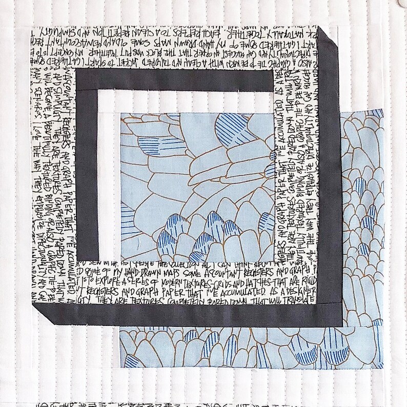 PDF 3D Block Pattern -3D Squares Foundation Pieced Patten Downloadable ...