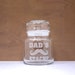 Dad's Stache Etched Treat Jar Cookie Jar Christmas - Etsy