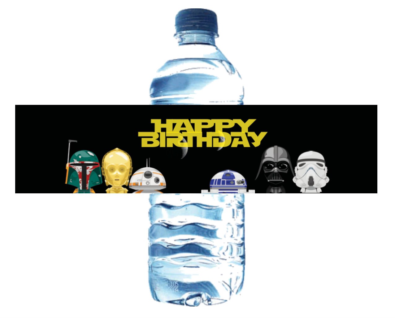 Star Wars Water Bottle Labels Digital Download - Etsy