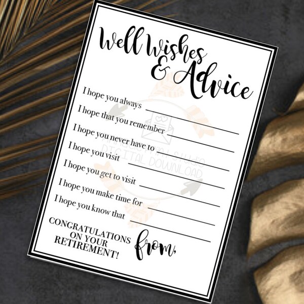 Retirement Wishes - Etsy