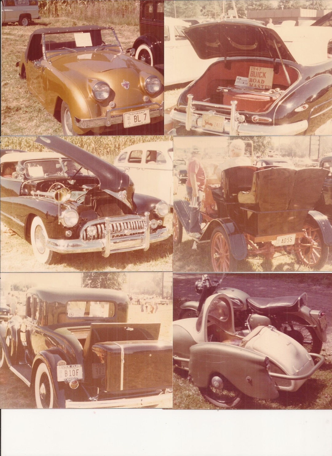 That 70's Car Show, Set of 6 Photos, Vintage Photographs, Color Photos ...
