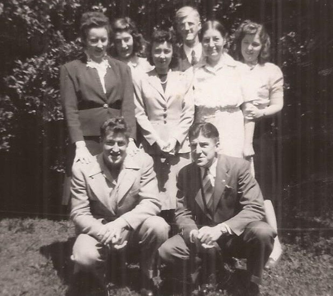 Family Portrait, Multi-generational Photograph, 2 Photos, Vintage Photo ...