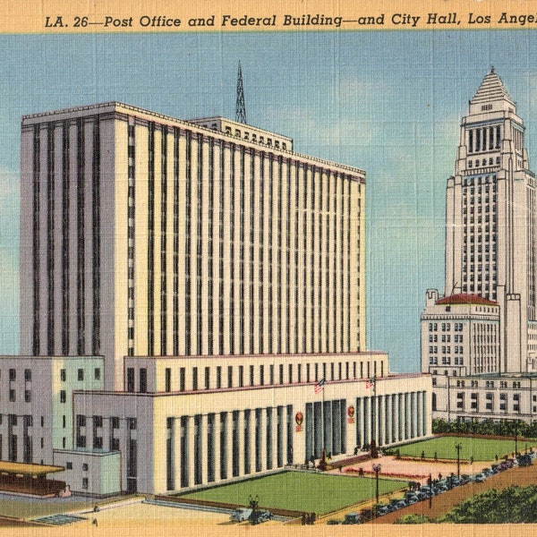 Los Angeles Postcard - Etsy