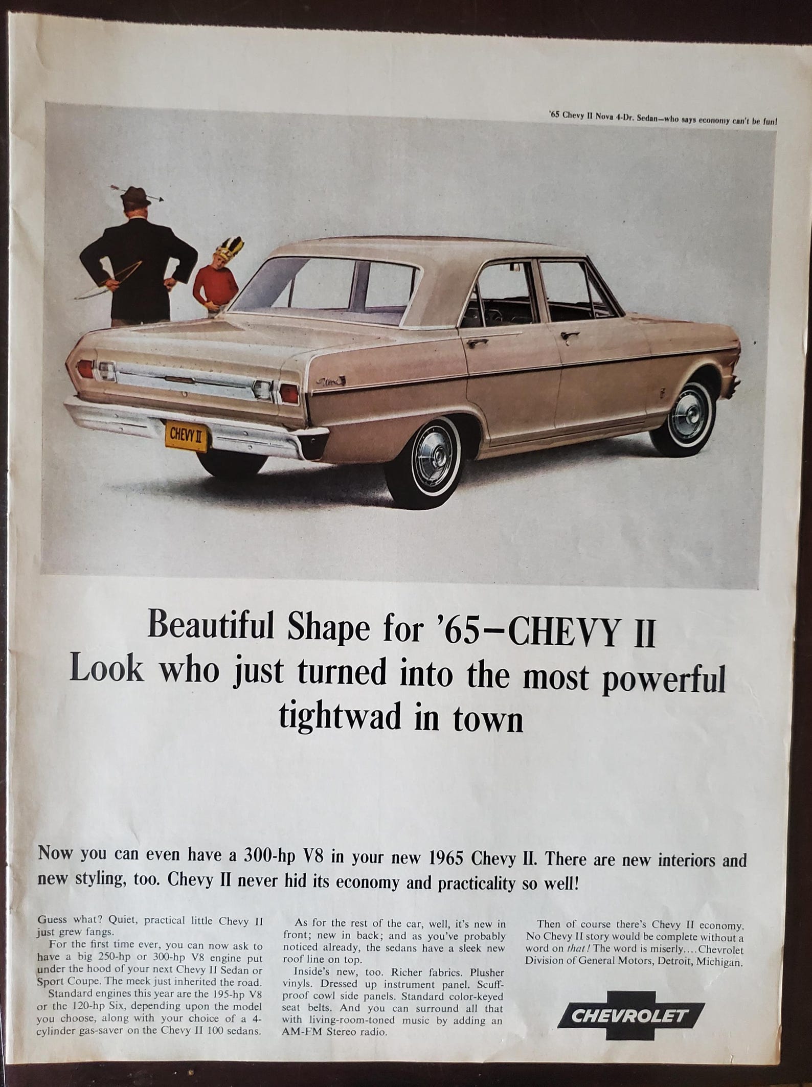 1965 Chevrolet Car Advertisements, Original Ads, YOUR CHOICE, Vintage ...
