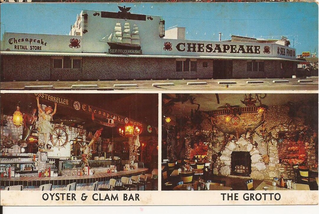 Chesapeake Sea Food House, Miami, Florida, Vintage Postcard, Restaurant ...
