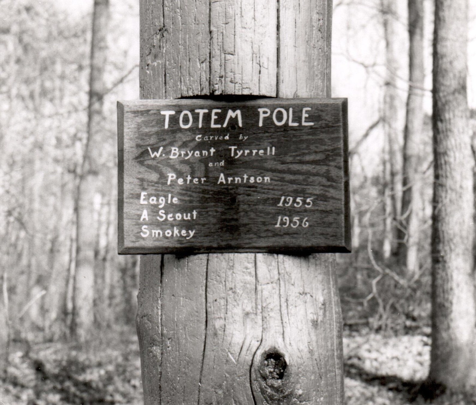 Boy Scout Camp, Totem Pole, Camping, Vintage Photographs, Set of 9 ...
