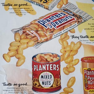 Planters Peanuts Fall Fiesta Vintage Magazine Advertisement With a ...