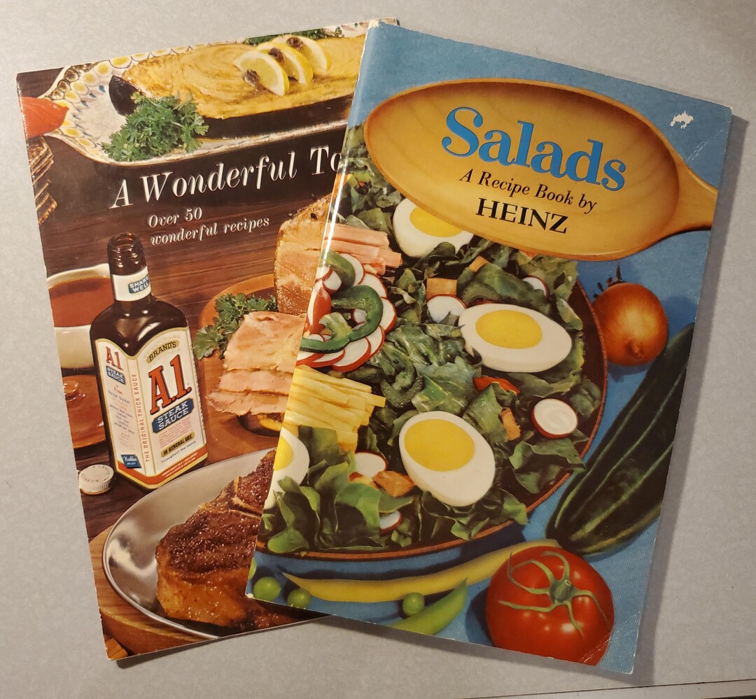 Heinz and A1 Steak Sauce Promotional Cookbooks, 2 Vintage Cookbooks ...