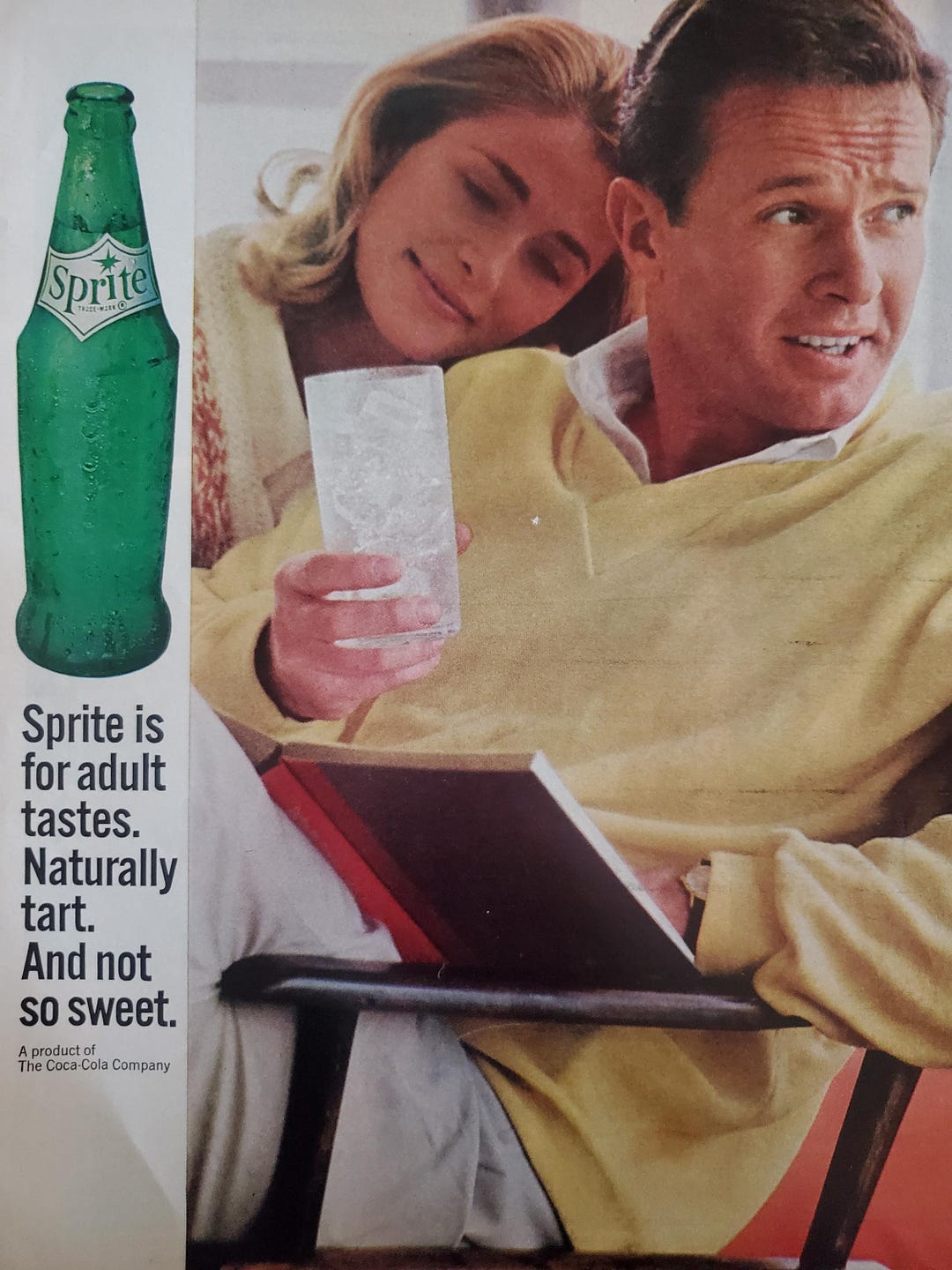 Sprite is for Adult Tastes, Vintage Magazine Ad for Sprite, Product of ...