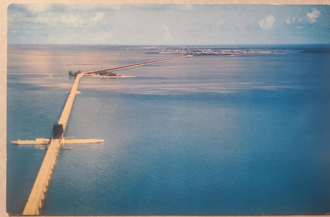 Seven Mile Bridge Aerial Photograph, Pigeon Key, Marathon, Key West ...